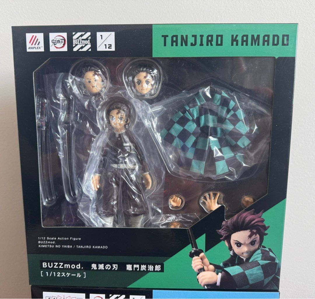 Aniplex Buzzmod Demon Slayer [Set of 4] Buzzmod Tanjiro Kamado+Buzzmod ...