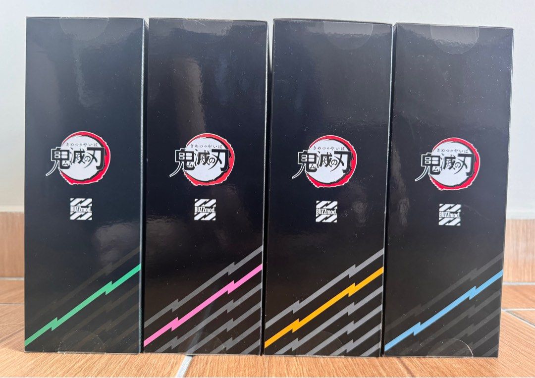 Aniplex Buzzmod Demon Slayer [Set of 4] Buzzmod Tanjiro Kamado+Buzzmod ...