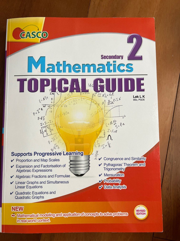 CASCO Secondary 2 Mathematics Topical Guide, Hobbies & Toys, Books ...