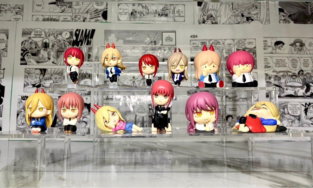 Chainsawman anime figures (CSM) Makima, Denji, Power, Aki, Pochita ...