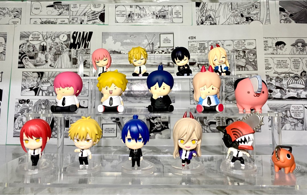Chainsawman anime figures (CSM) Makima, Denji, Power, Aki, Pochita ...