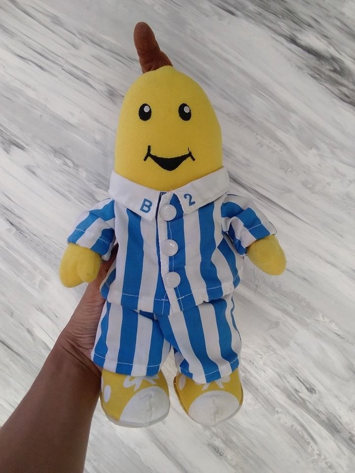 Classic 1995 11-Inch B2 Bananas in Pyjamas Retro Cartoon Plush Stuffed ...
