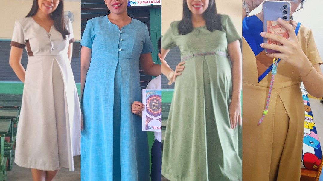 DepEd Uniform (Maternity), Women's Fashion, Dresses & Sets, Dresses on ...