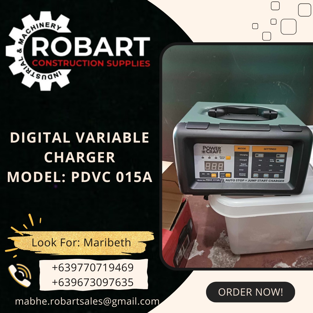 Digital Variable Charger Model: PDVC 015A, Commercial & Industrial ...