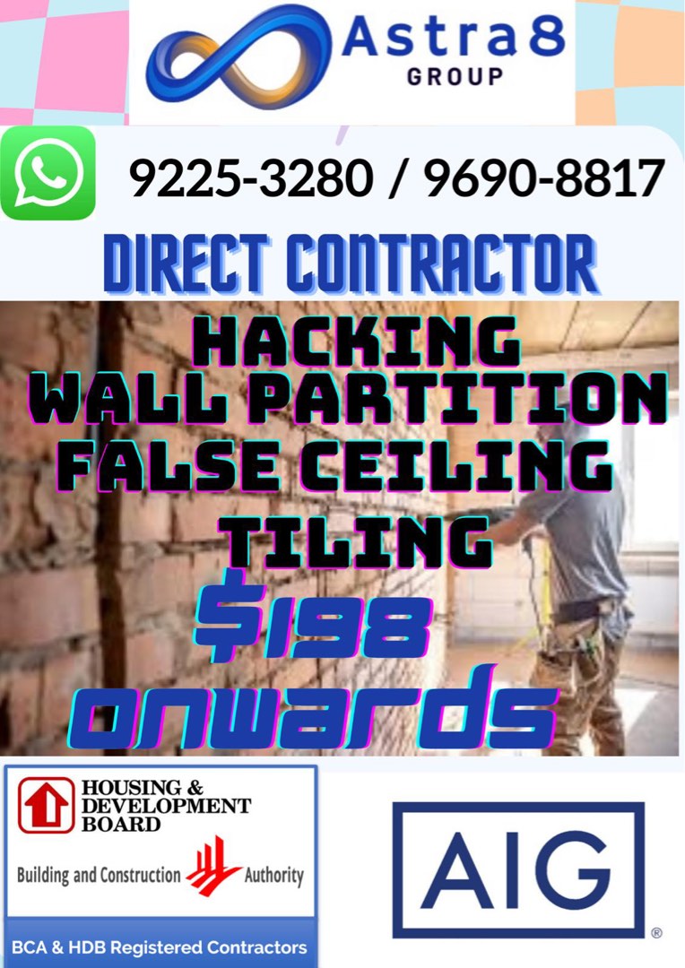 Partition install False ceiling/ L box/ cove light/ design False ...