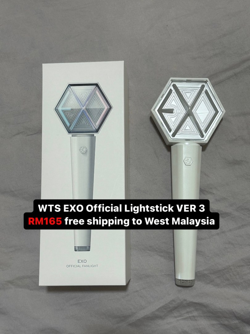 EXO Official Lightstick ver3, Hobbies & Toys, Collectibles ...