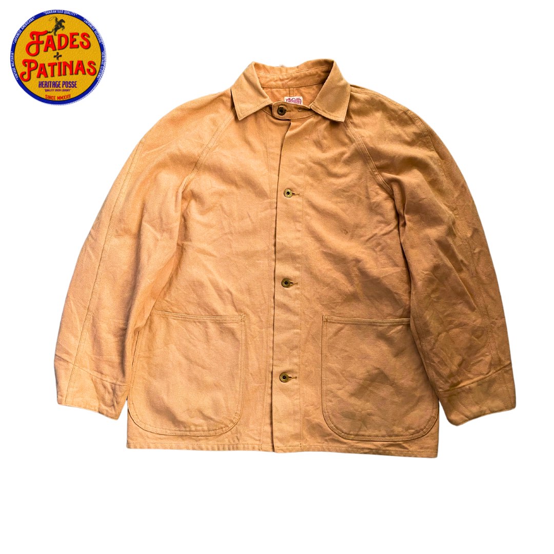 Full Count Japan Thick Duck Canvas Chore Jacket, Men's Fashion, Coats ...