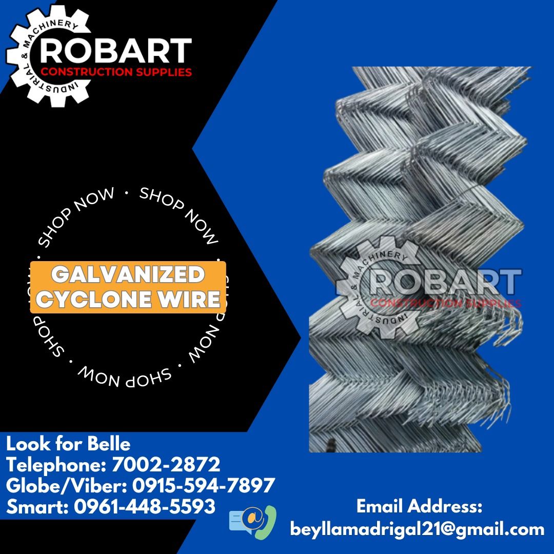 Galvanized Cyclone Wire, Commercial & Industrial, Construction Tools ...