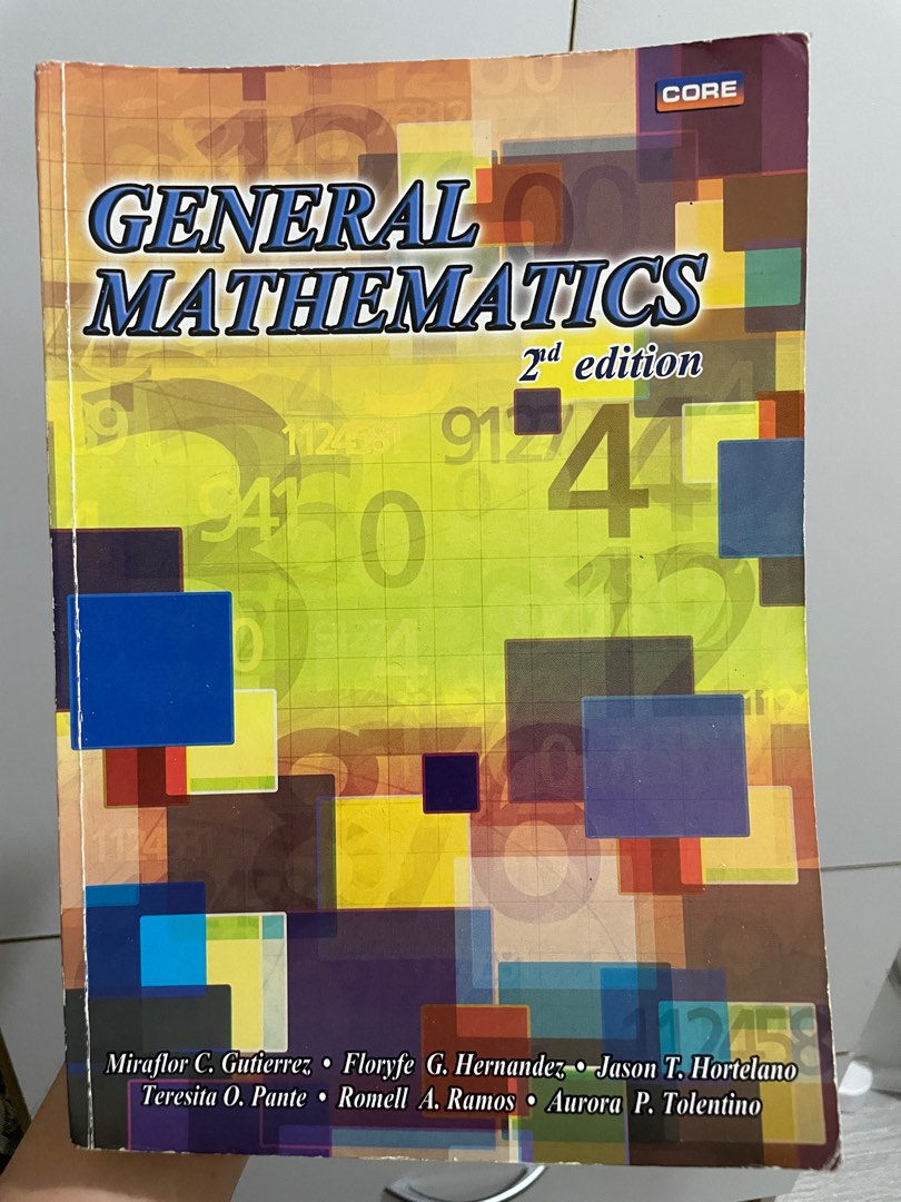 General Mathematics 2nd Edition Textbook for SHS, Hobbies & Toys, Books ...