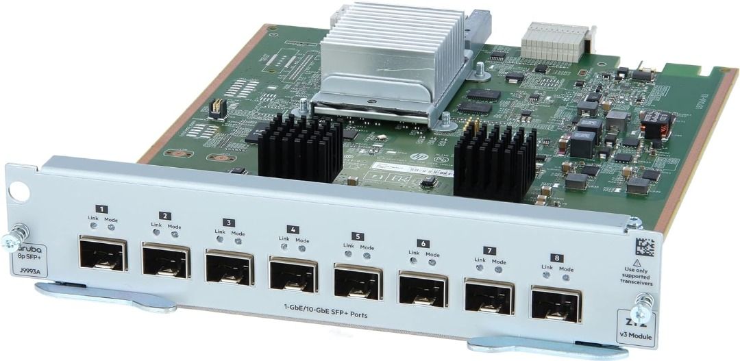 Genuine Original J9993A Aruba 8 Port 1G/10GbE SFP+ MACSEC v3 ZL2 Module ...