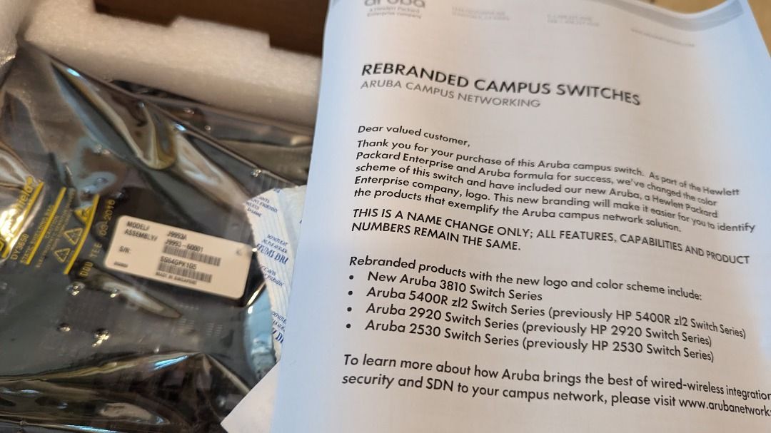 Genuine Original J9993A Aruba 8 Port 1G/10GbE SFP+ MACSEC v3 ZL2 Module ...