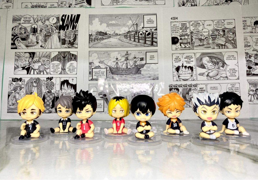 Haikyuu!! Figures Hinata, Kageyama, kozume, kuroo, bokuto, akaashi ...