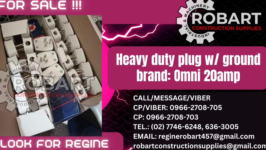 Heavy duty plug w/ ground brand: Omni 20amp, Commercial & Industrial ...