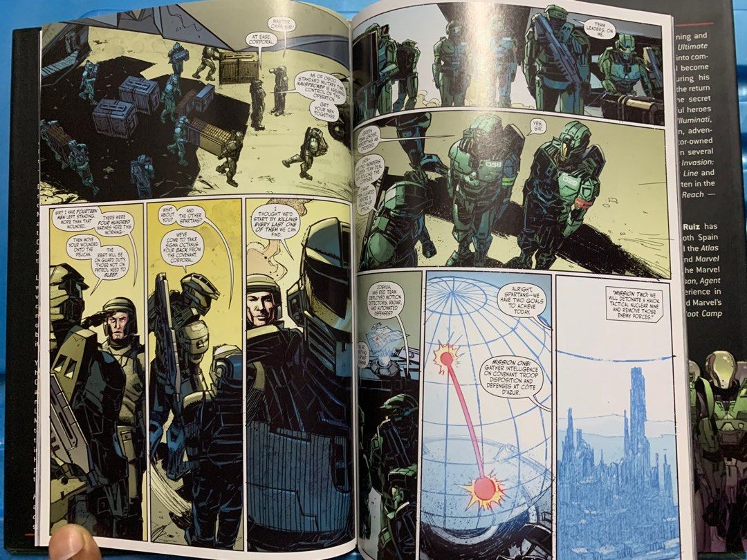 Holo fall of reach COVENANT comic, Hobbies & Toys, Books & Magazines ...