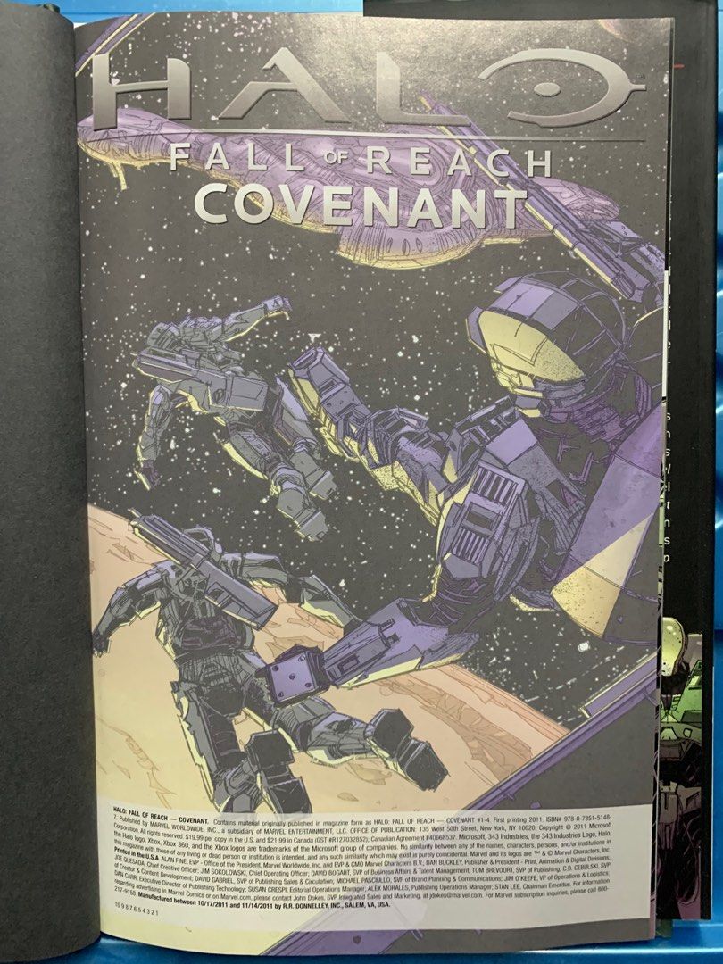 Holo fall of reach COVENANT comic, Hobbies & Toys, Books & Magazines, Comics & Manga on Carousell
