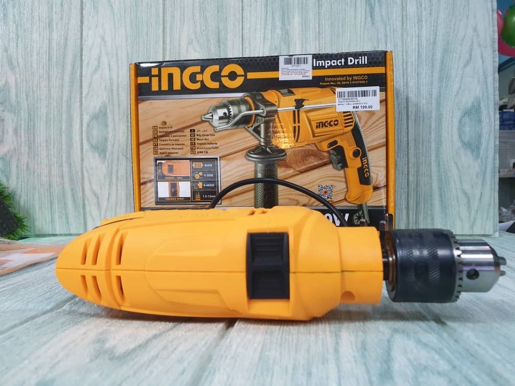 Ingco impact Drill 650W, Furniture & Home Living, Home Improvement ...