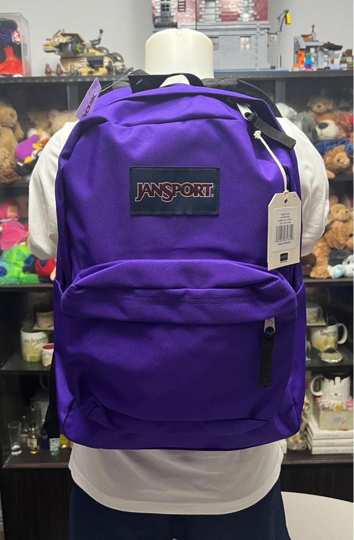 JanSport Signature Purple School Backpack, Men's Fashion, Bags ...