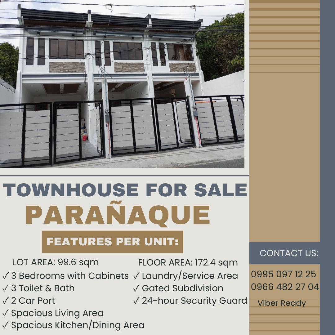 JOSEPHINE HOMES IN PARAÑAQUE, Property, For Sale, Townhouse on Carousell