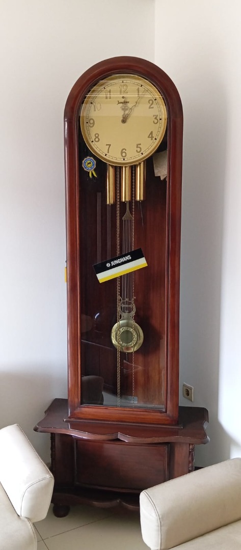 jouch grandfather clock made in western german era 50s, Antik, Jam ...