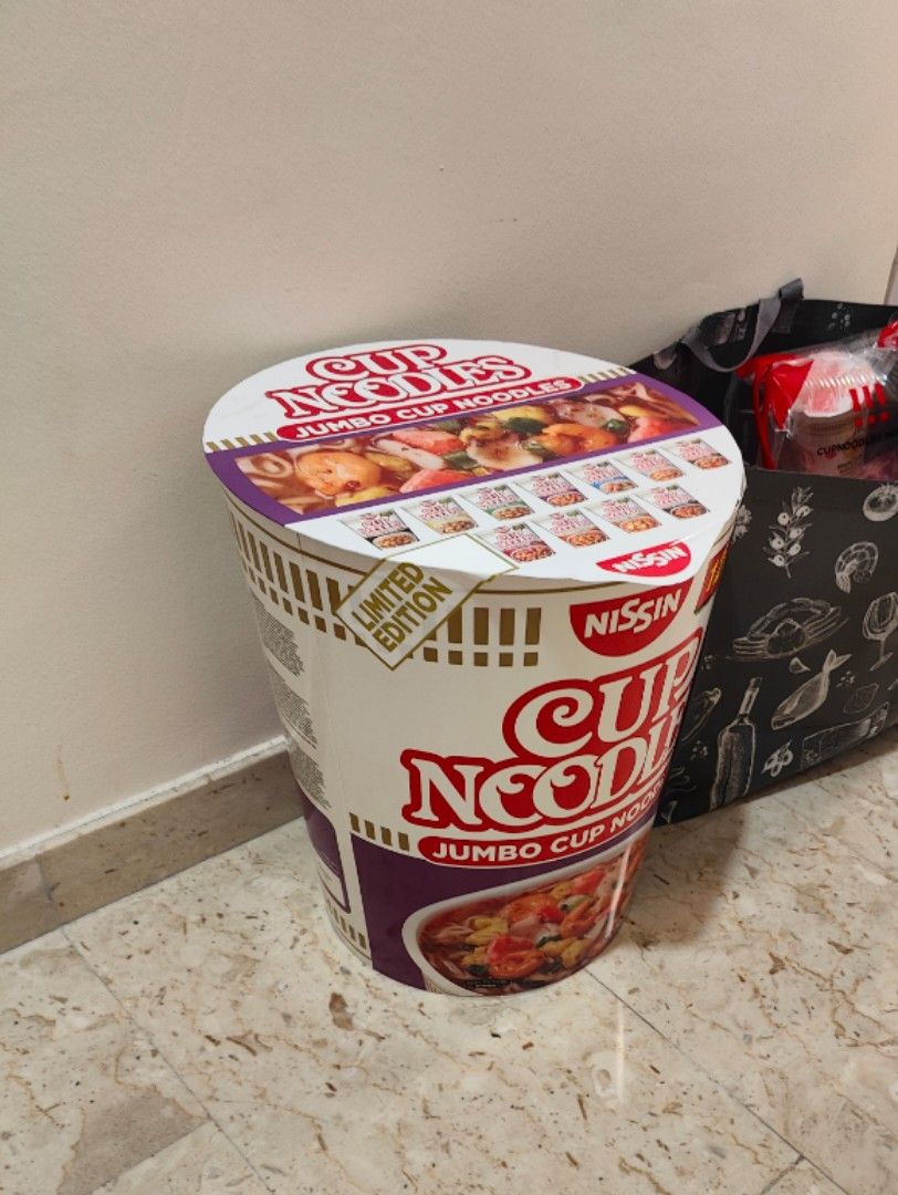 Jumbo Nissin Cup noodle - 12 cups in 1 Container, Food & Drinks ...