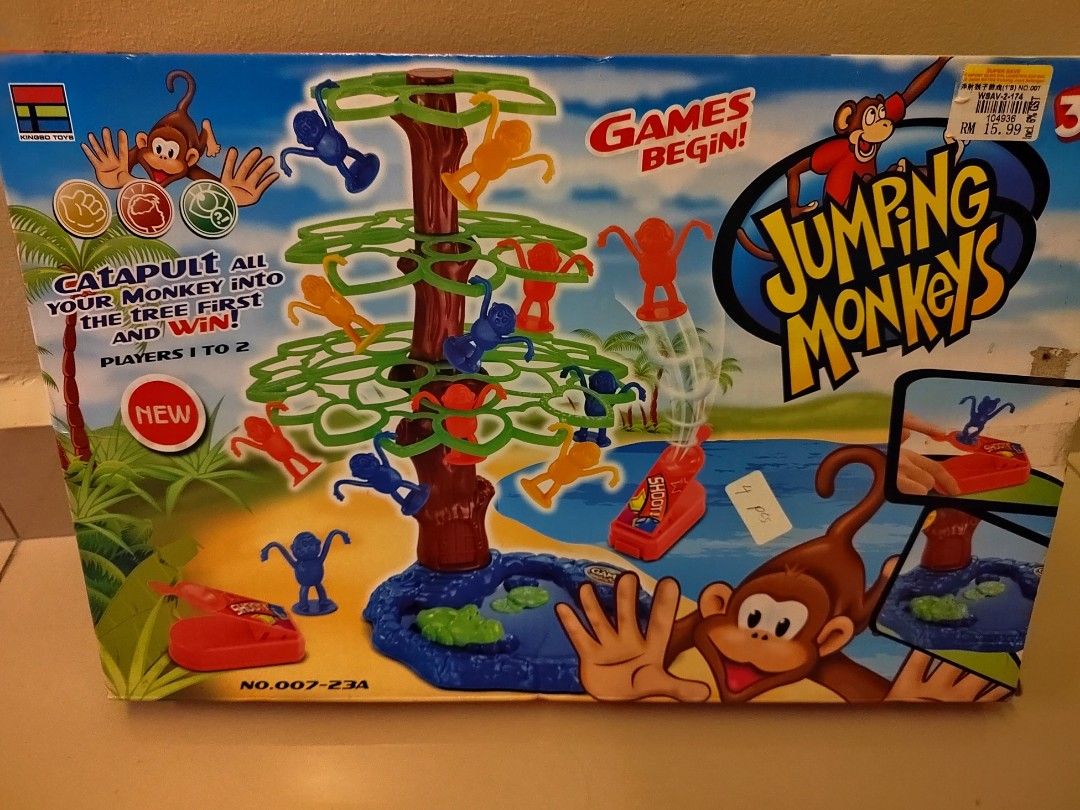Jumping Monkeys, Hobbies & Toys, Toys & Games on Carousell