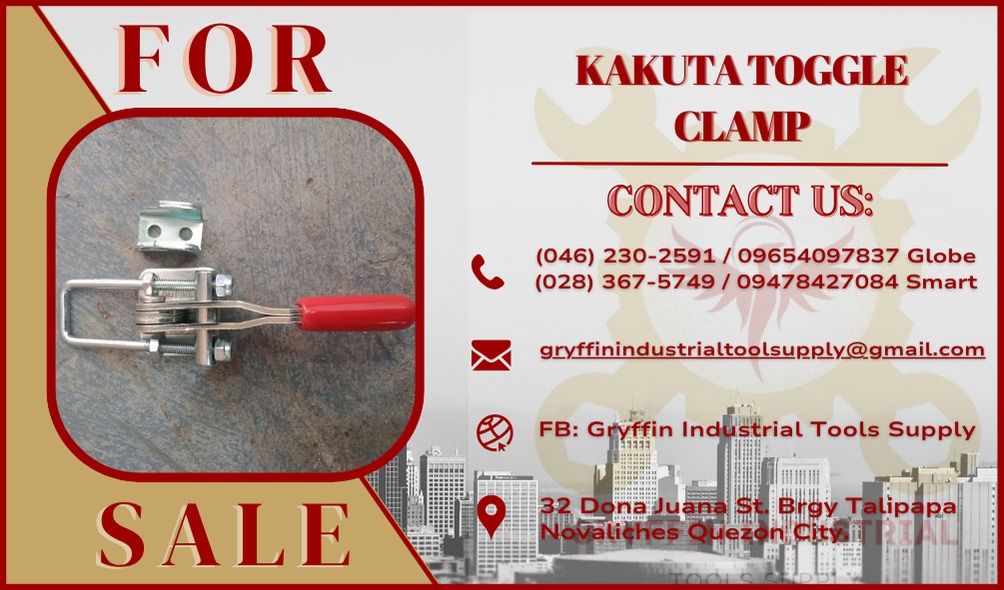 KAKUTA TOGGLE CLAMP, Commercial & Industrial, Industrial Equipment on ...