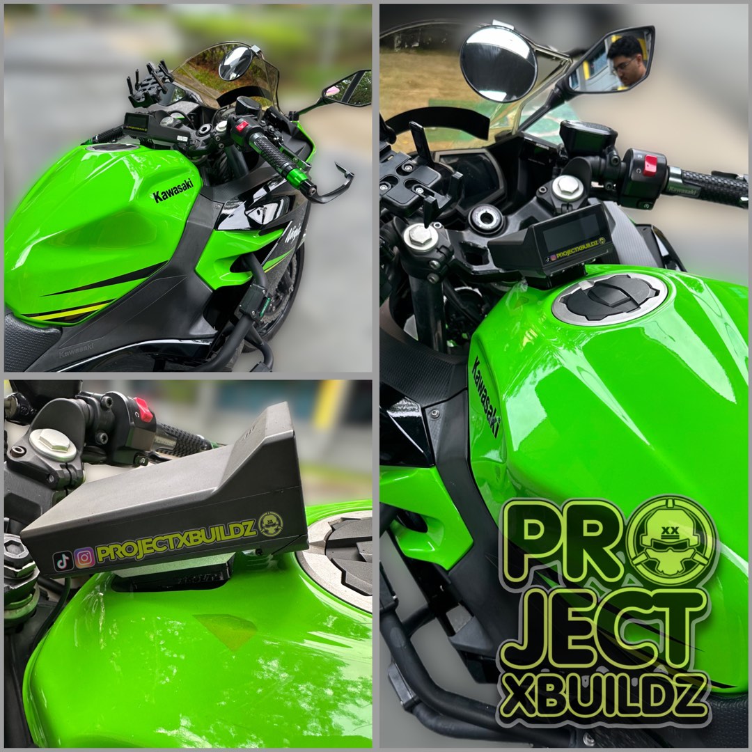 Kawasaki ZX4 ZX4RR Obu Mount With Relocation , Motorcycles, Motorcycle ...