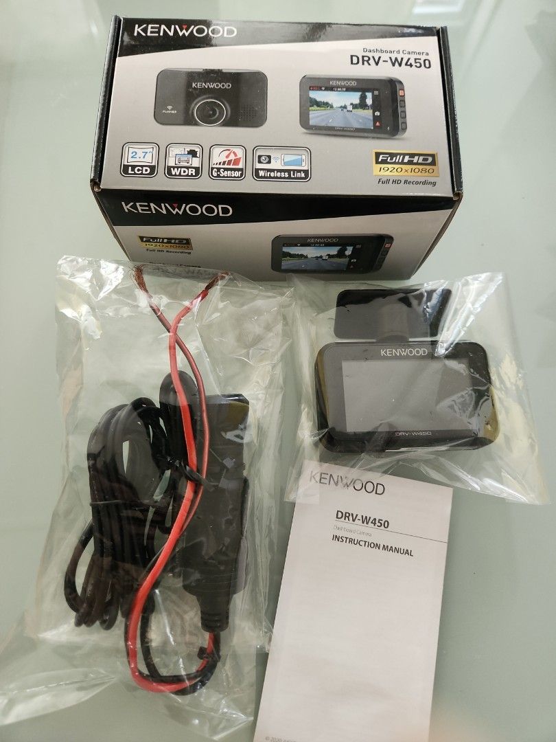 Kenwood Dashboard Camera DRV-W450, Car Accessories, Accessories on Carousell