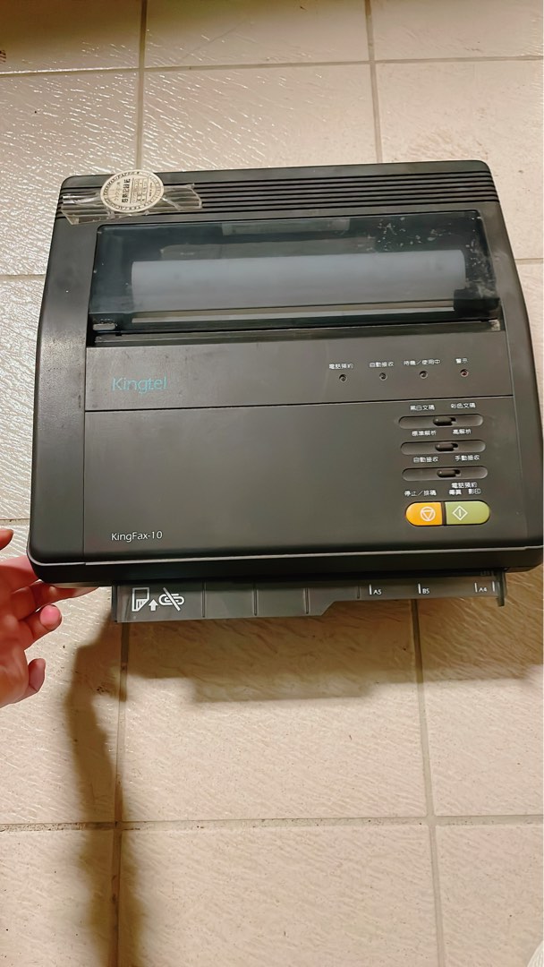 Kingtel king fax10 熱感式傳真機 辦公室設備, 電腦及科技產品, 商務用科技產品在旋轉拍賣