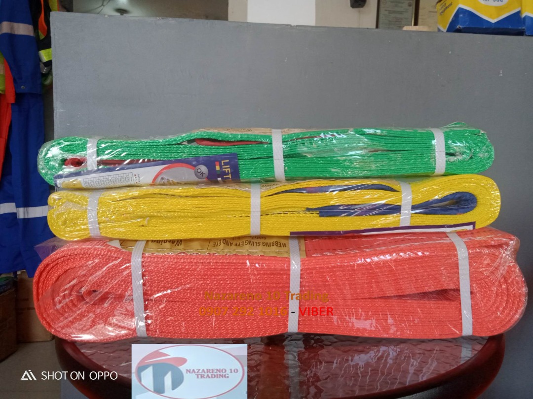 Lifting belt 5tons 13, Commercial & Industrial, Construction & Building ...