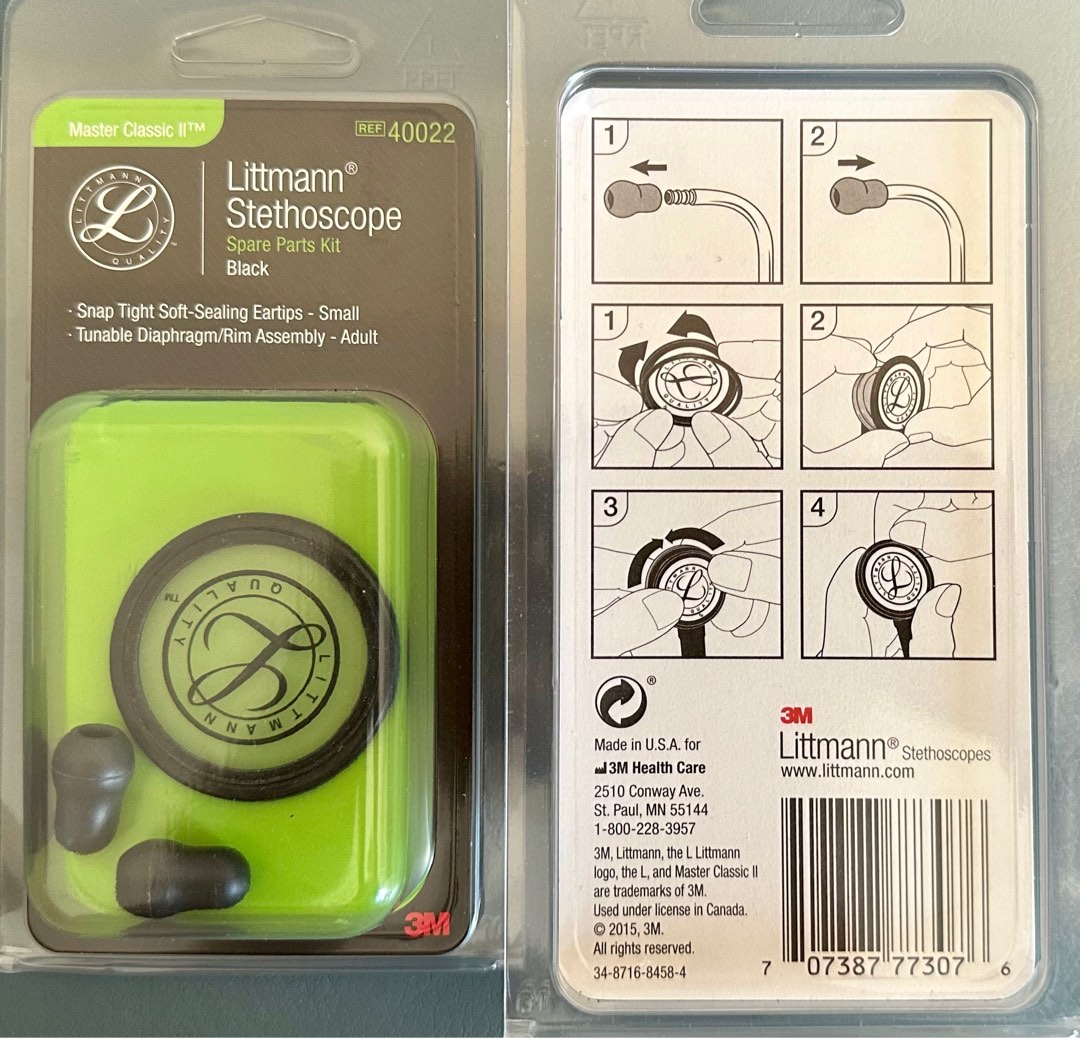Littman Master Classic II spare parts kit, Health & Nutrition, Medical ...