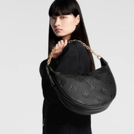 LV LOOP HOBO BLACK EMPREINTE 2024, Fesyen Wanita, Tas & Dompet di Carousell