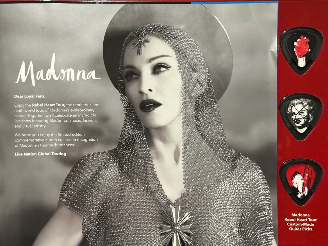 Madonna Rebel Heart Tour VIP Book Commemorative Limited Edition Concert ...