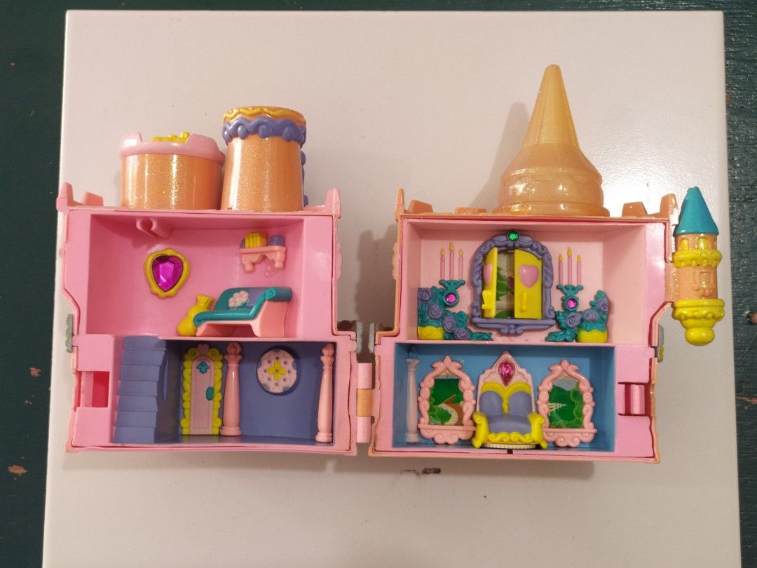 Mainan Polly Pocket Star Castle Trendmaster 1995 Vintage Toy Collection ...