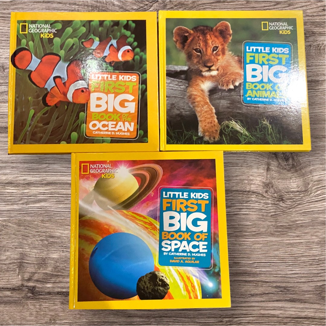 National Geographic Kids : First Big Book Space / Ocean / Animals ...