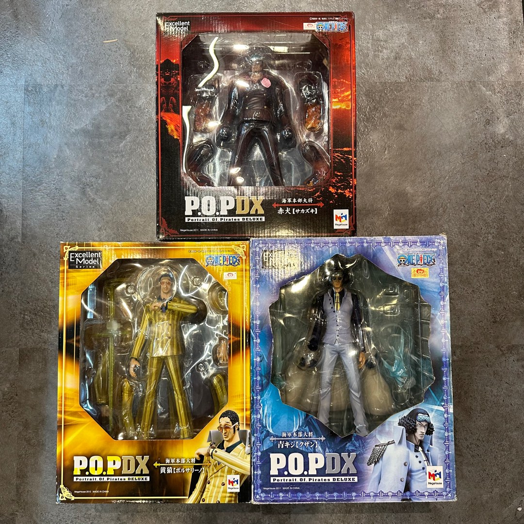 已開 One Piece 海賊王 POP DX 海軍 三大將 青雉 黃猿 赤犬 全3款 模型 和之國 Grandista 頂上之戰 大海賊百景 路飛 景品 wcf 一番 BWFC 五檔 尼卡 ...