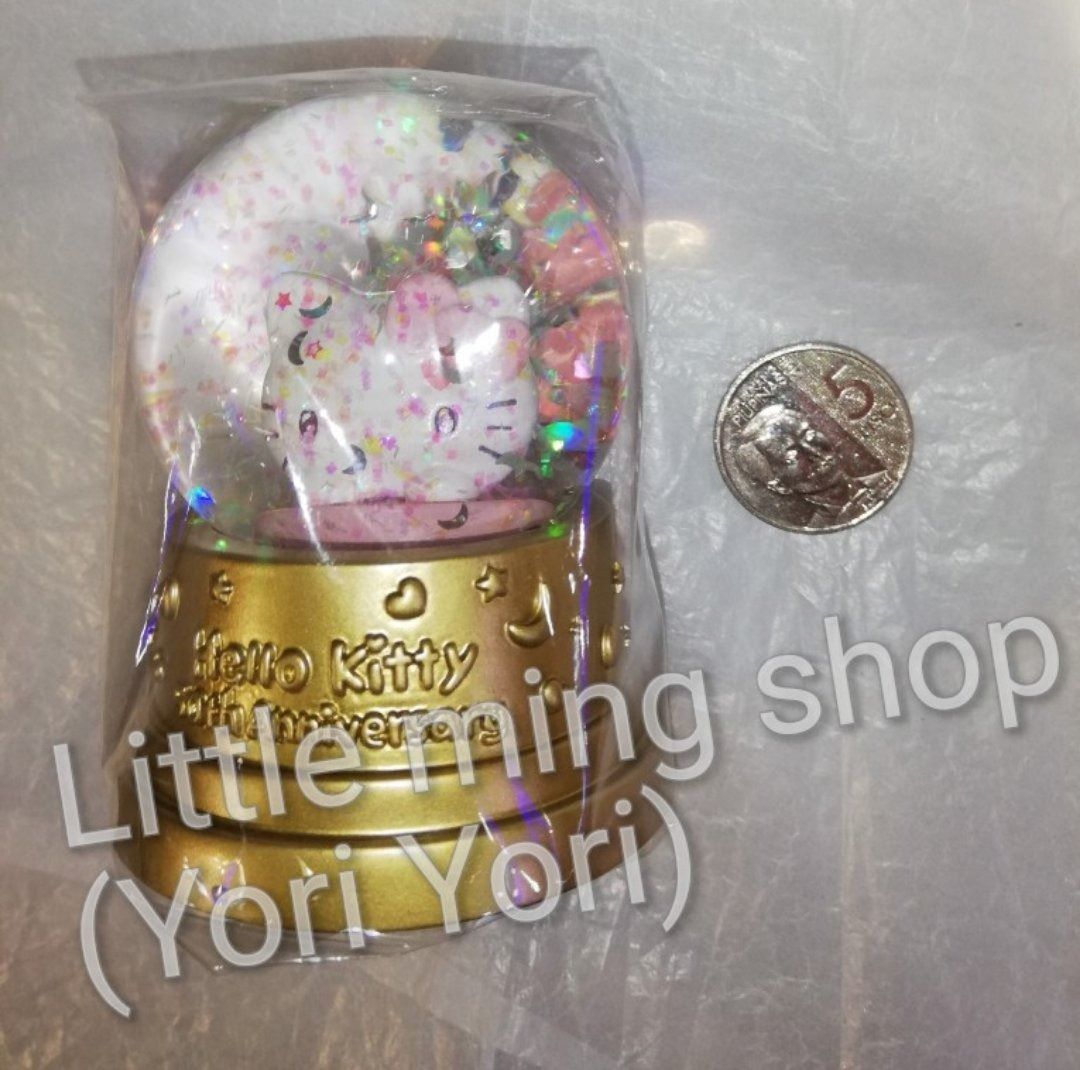 Original Sanrio Hello Kitty Mini Snow Globe 50th Anniversary The Future ...