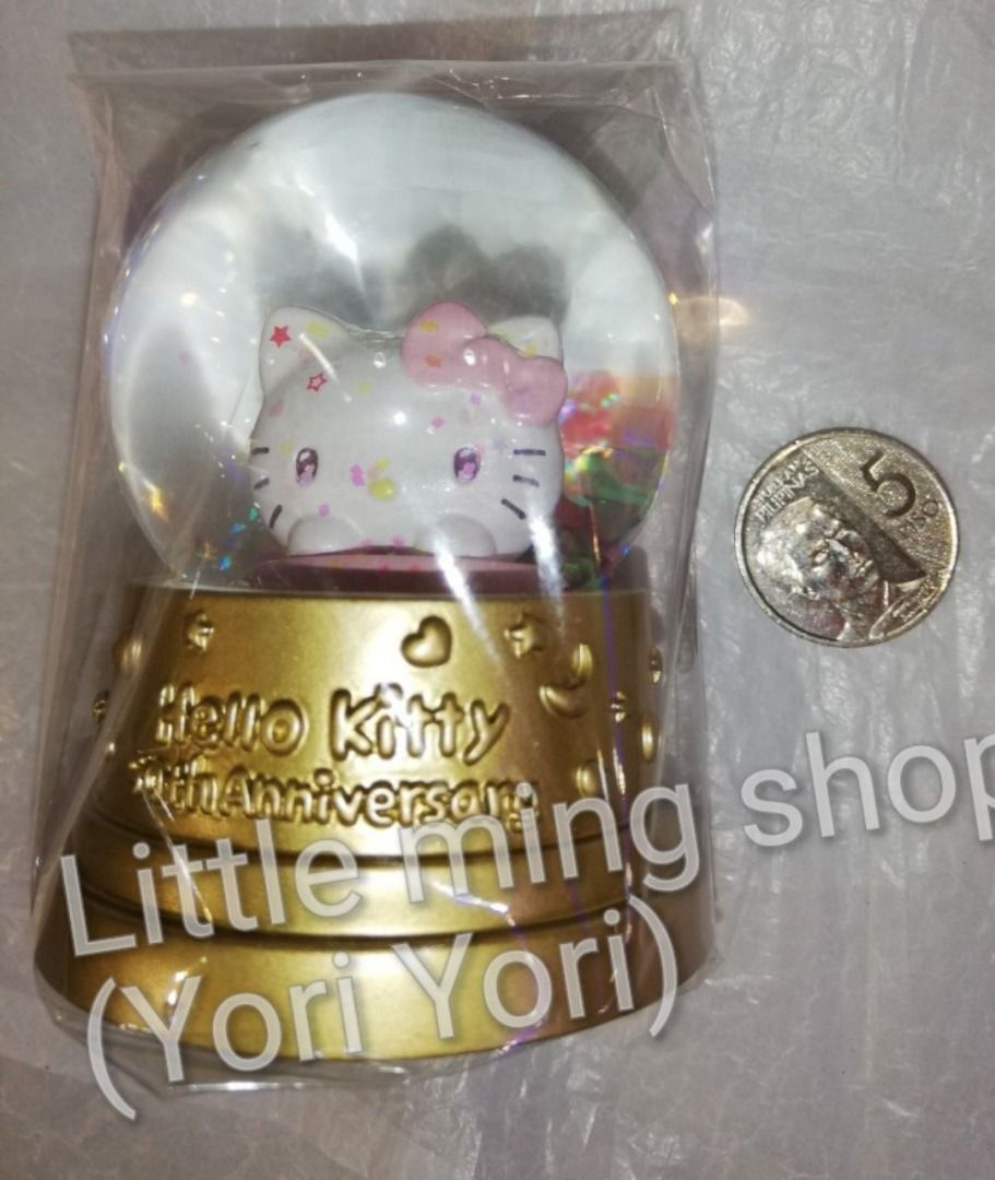 Original Sanrio Hello Kitty Mini Snow Globe 50th Anniversary The Future ...