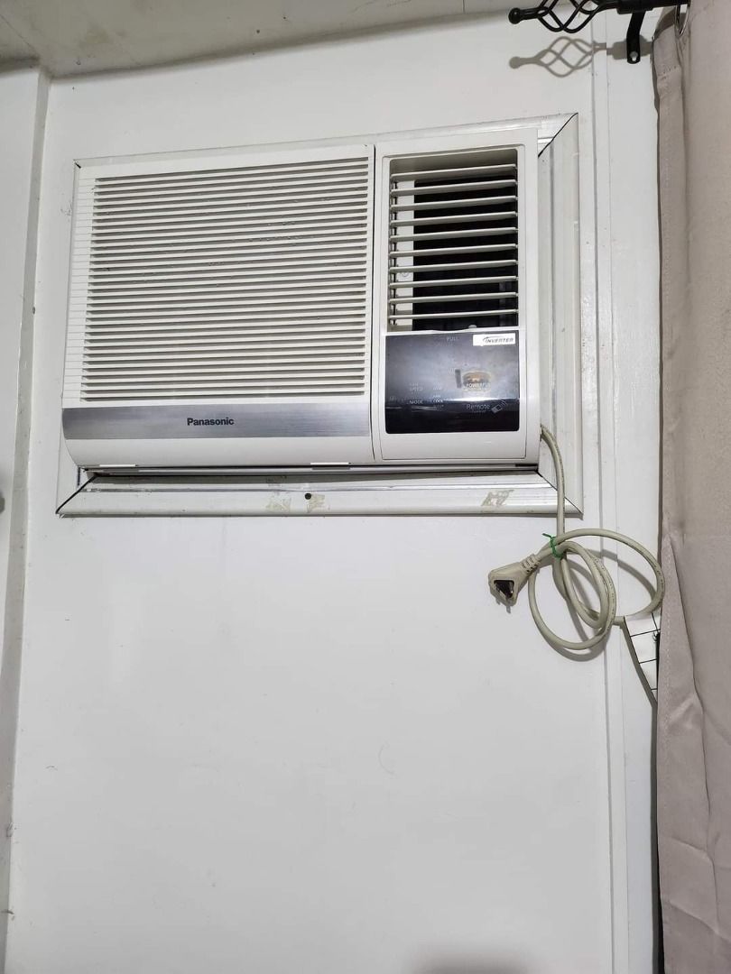 Panasonic Window Type Inverter 1.5hp digital with remote, TV & Home ...