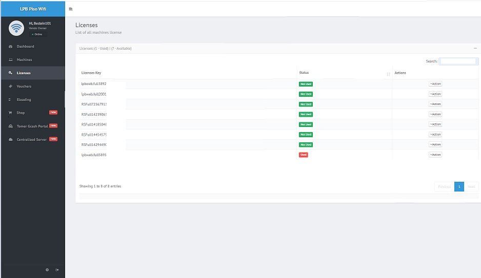 PISOWIFI VENDO LPB LICENSE KEY FOR ORANGE PI, RASPBERRY PI, PISO WIFI ...