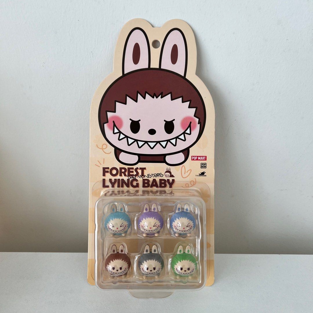 Pop Mart The Monsters Labubu Forest Lying Baby, Hobbies & Toys, Toys ...