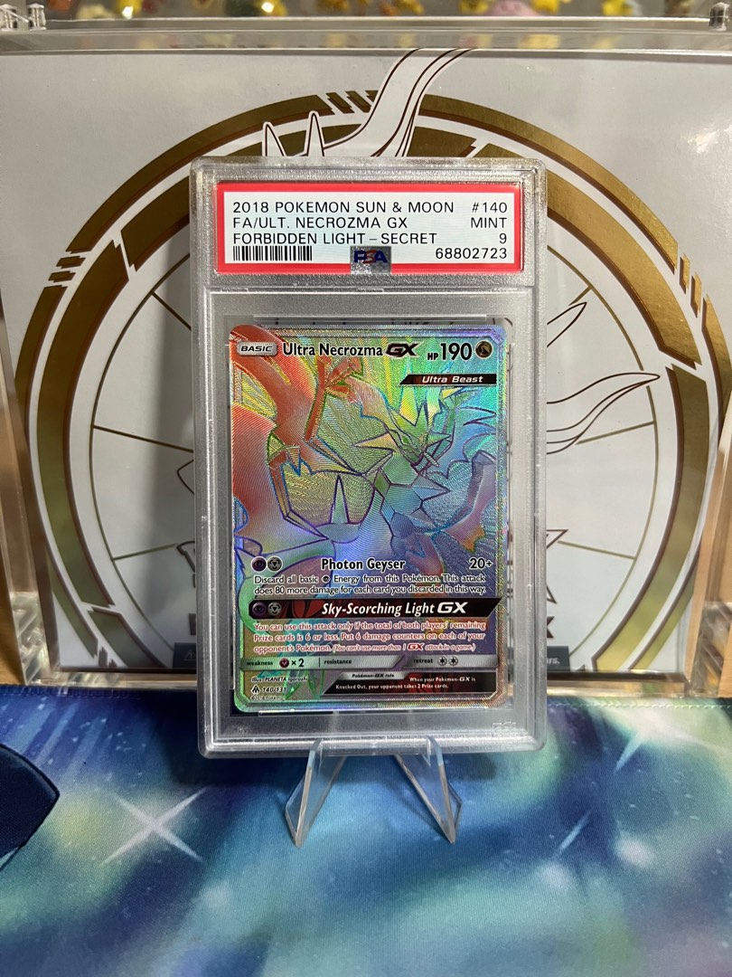 [PSA] Ultra Necrozma GX Forbidden Light Pokemon, Hobbies & Toys, Toys & Games on Carousell