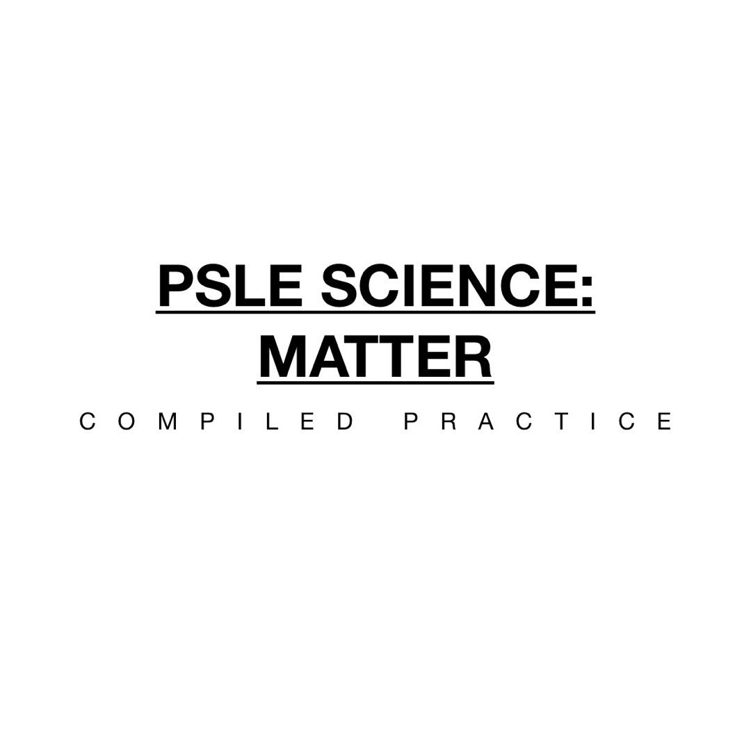 PSLE Science: Matter, Hobbies & Toys, Books & Magazines, Assessment ...