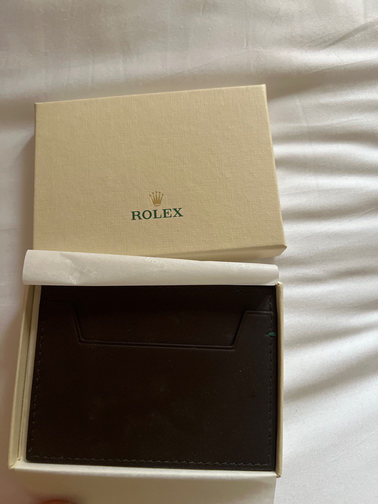 Rolex card holder, Men's Fashion, Watches & Accessories, Wallets & Card ...