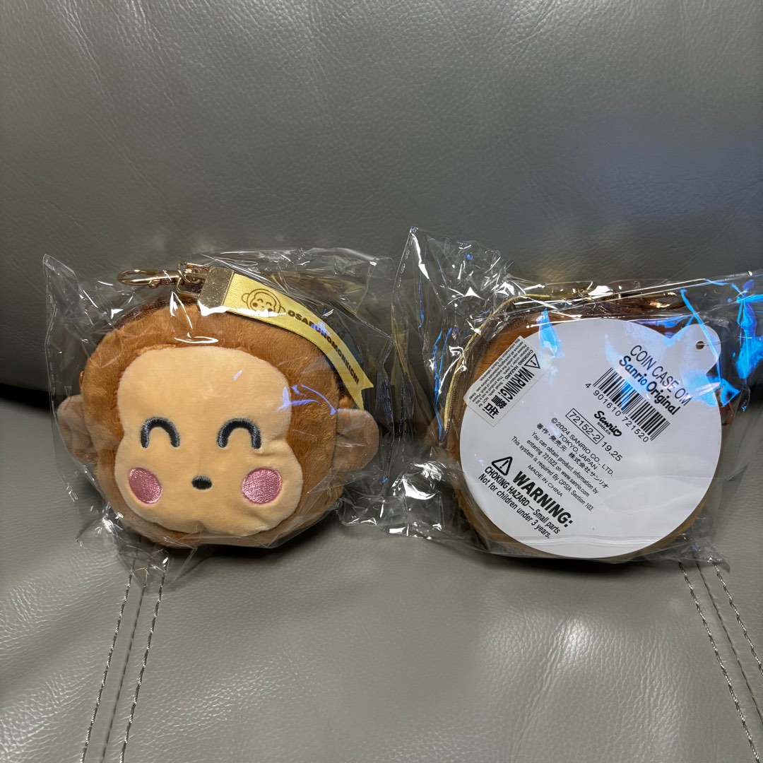 Sanrio monkichi 馬騮仔 散紙包 coin bag, 興趣及遊戲, 玩具 & 遊戲類 - Carousell