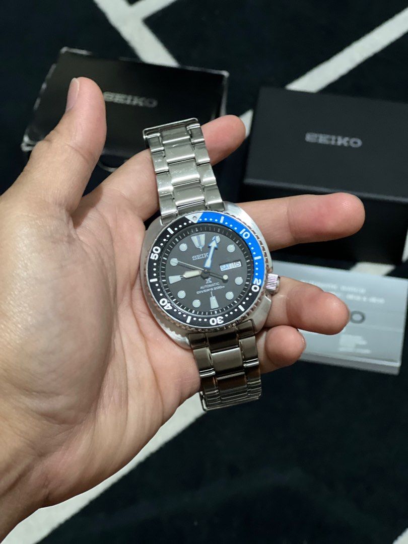 Seiko Prospex SRP787K1 Turtle, Fesyen Pria, Jam Tangan di Carousell