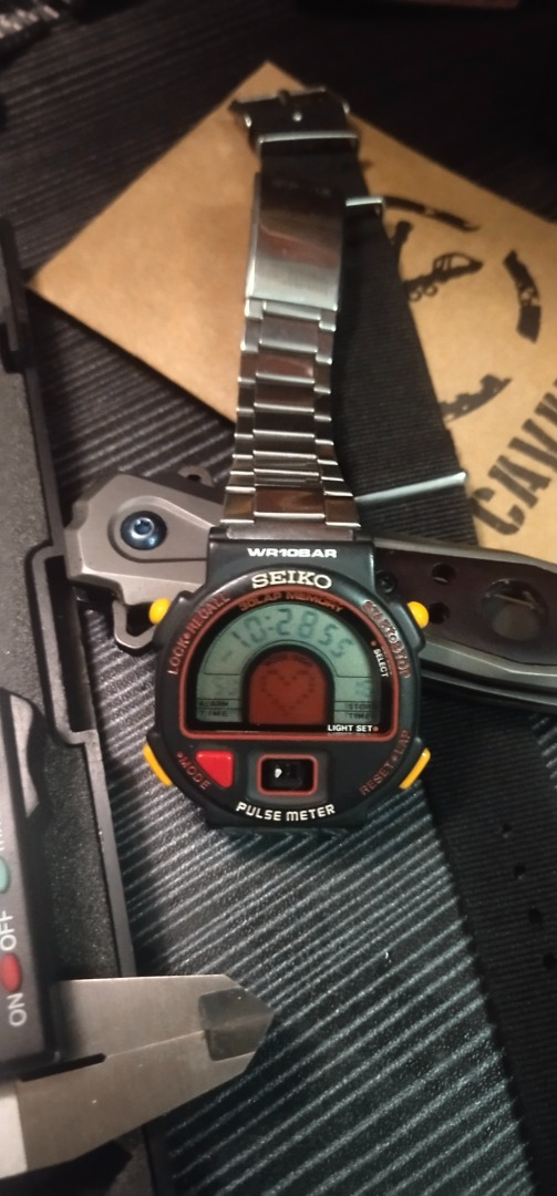 Seiko PULSE METER rare collectible item, Men's Fashion, Watches ...
