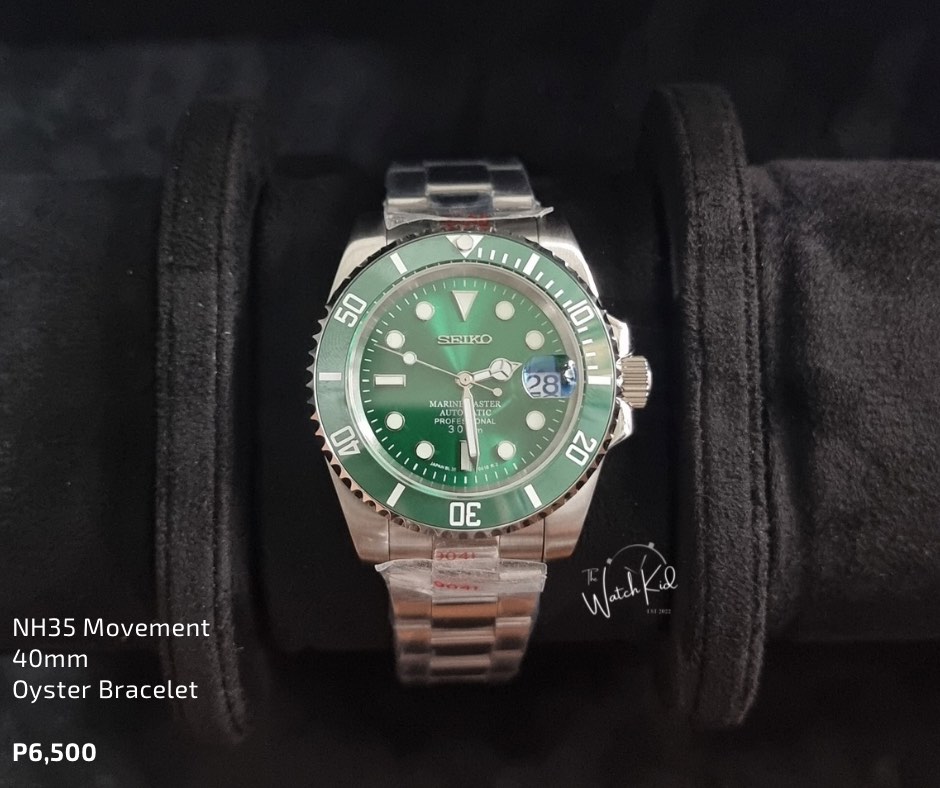 Seiko sub hulk mod, Men's Fashion, Watches & Accessories, Watches on ...