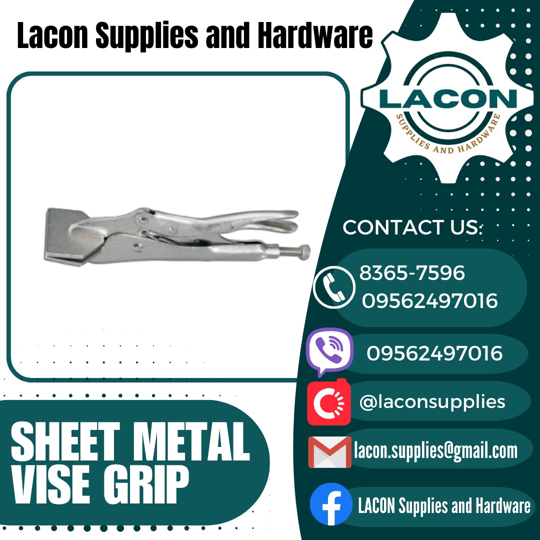 SHEET METAL VISE GRIP, Commercial & Industrial, Construction Tools ...