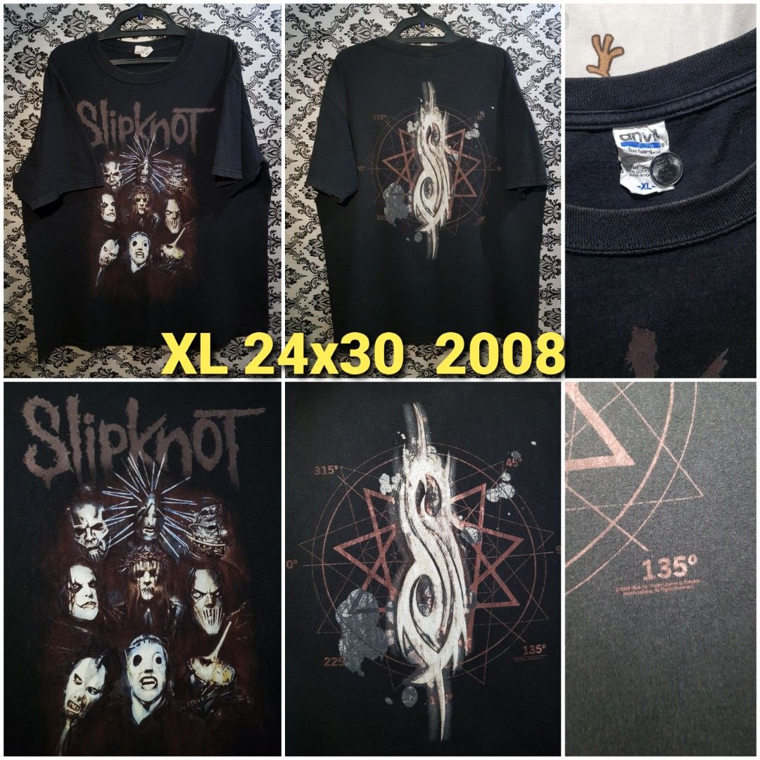 Slipknot Band Shirt, Men's Fashion, Tops & Sets, Tshirts & Polo Shirts ...